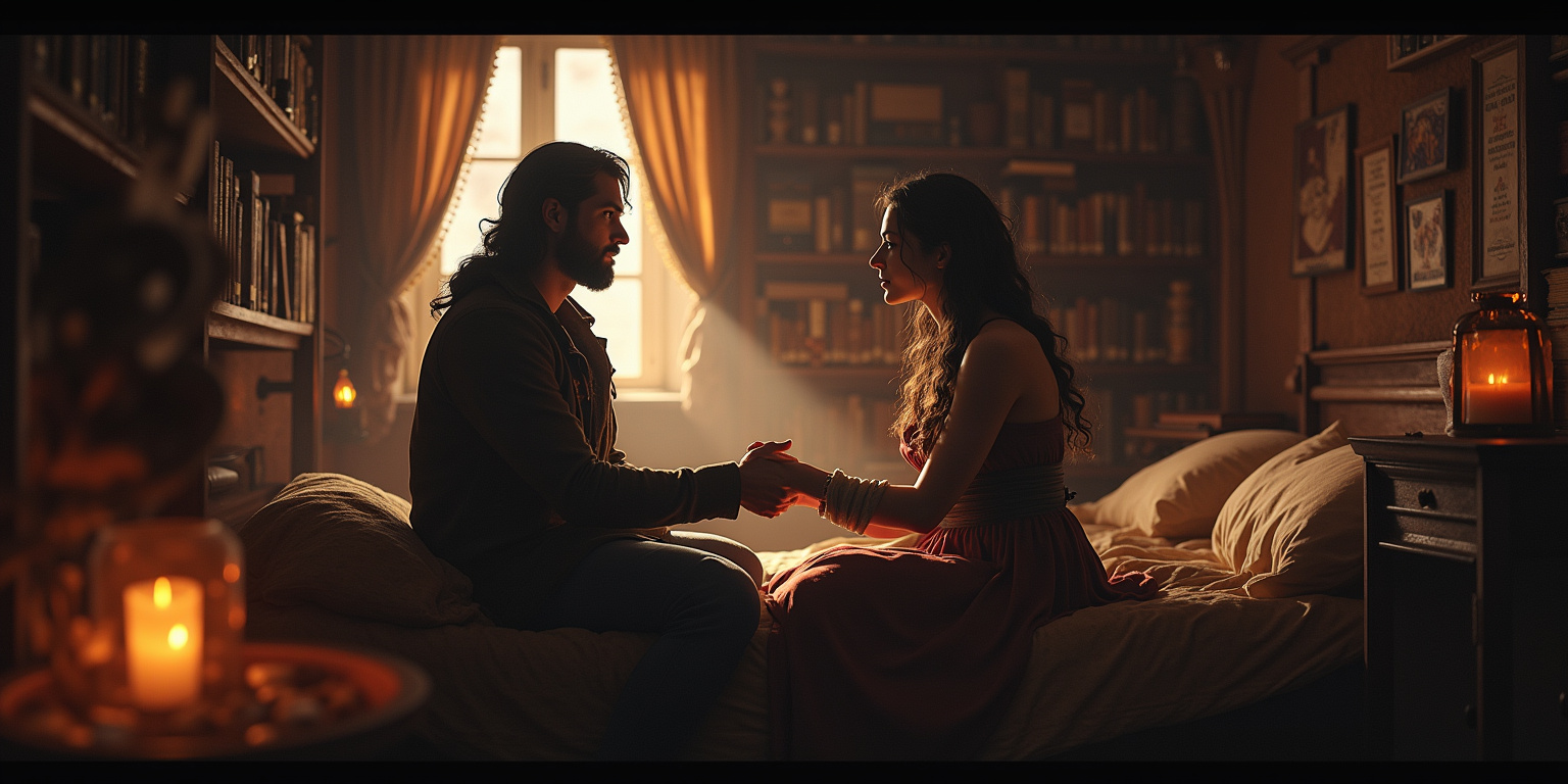 The Flicker in His Eyes - NSFW Story Generator